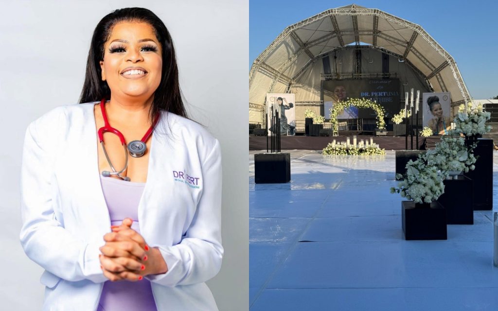 Dr Pert laid to rest in a glamorous send-off!